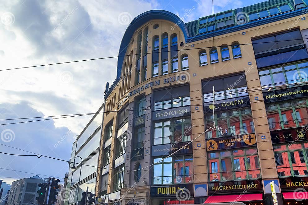 Berlin, Germany - 03. October 2022: the Famous Hackesche Hoefe in ...
