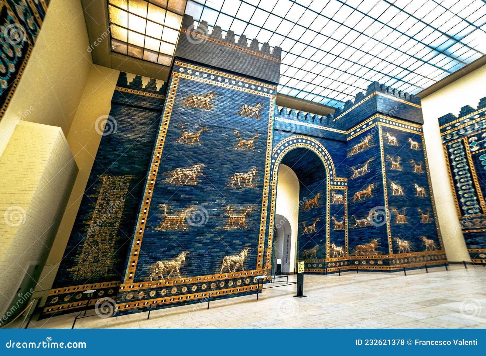 The Ishtar Gate of Babylonia at Pergamonmuseum Editorial Stock Photo ...