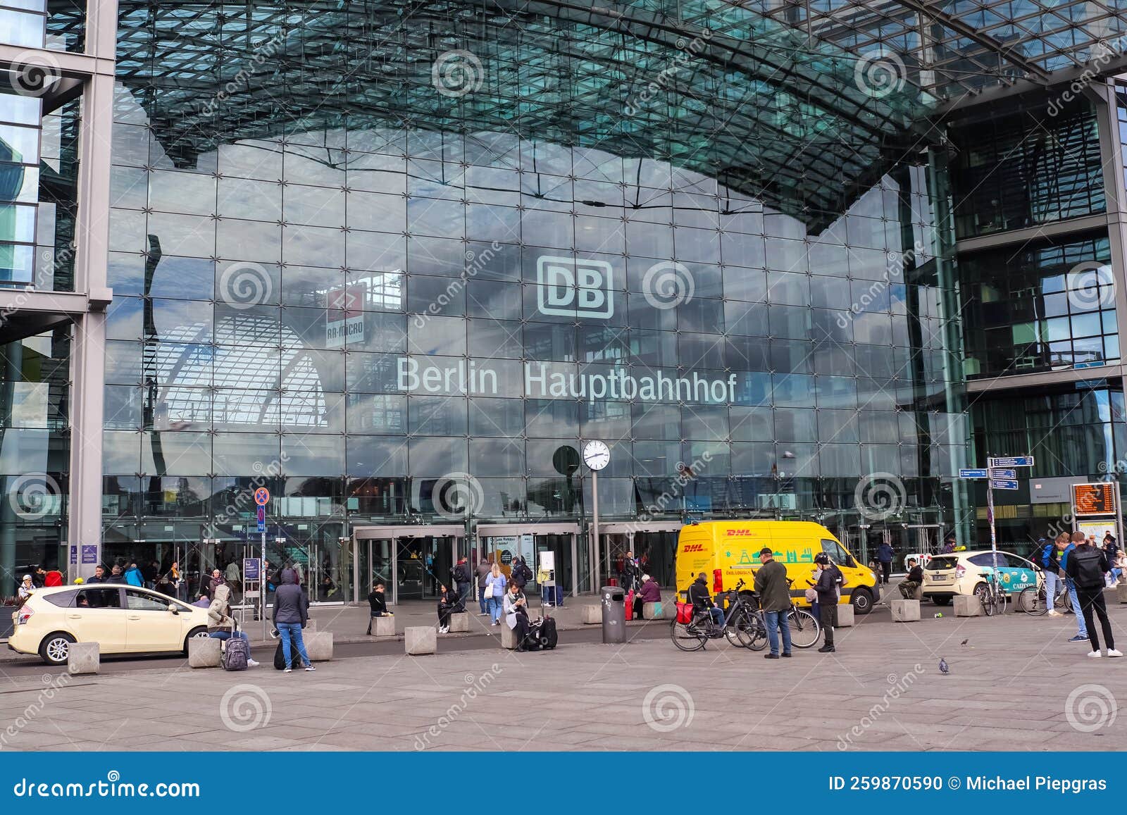 Berlin, Germany - 03. October 2022: the Main Station in the German ...