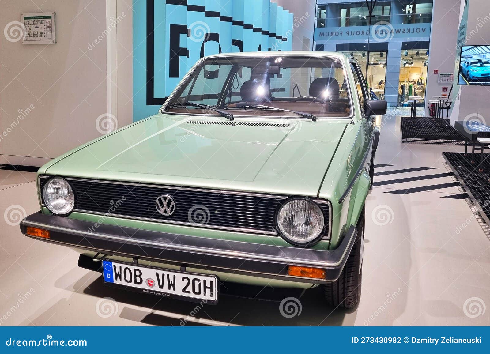 Berlin, Germany, October 2, 2022: Old Car Volkswagen Golf I. Editorial ...