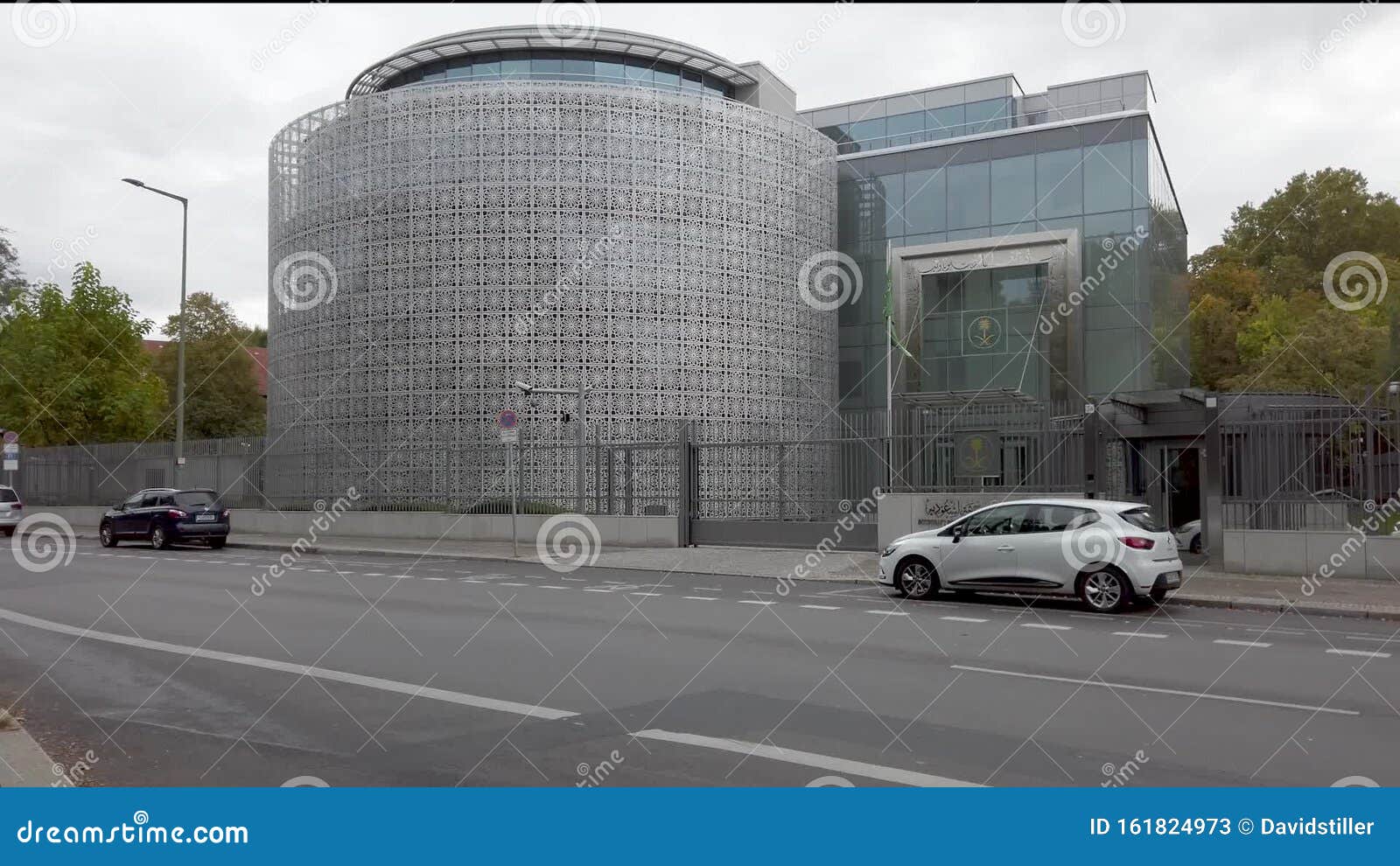 Traffic in Front of the Saudi Arabian Embassy in Berlin, Germany Stock ...