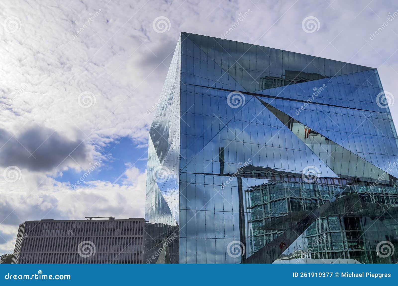 Berlin, Germany - 03. October 2022: View of the Famous Cube Building in ...