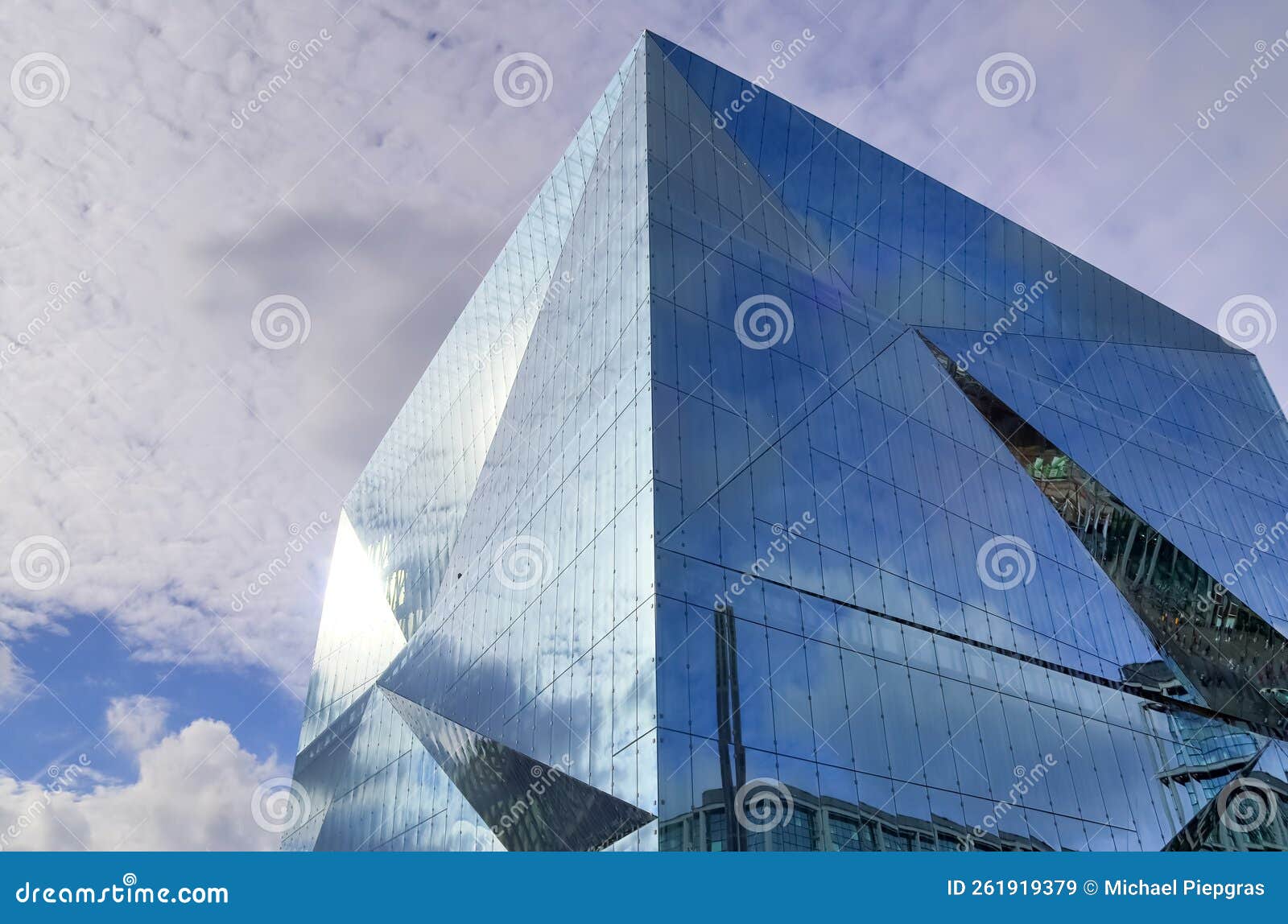 Berlin, Germany - 03. October 2022: View of the Famous Cube Building in ...