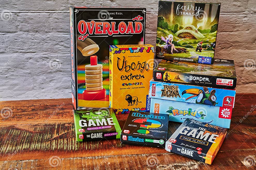 Different Boxes of Board Games Editorial Photography - Image of ...
