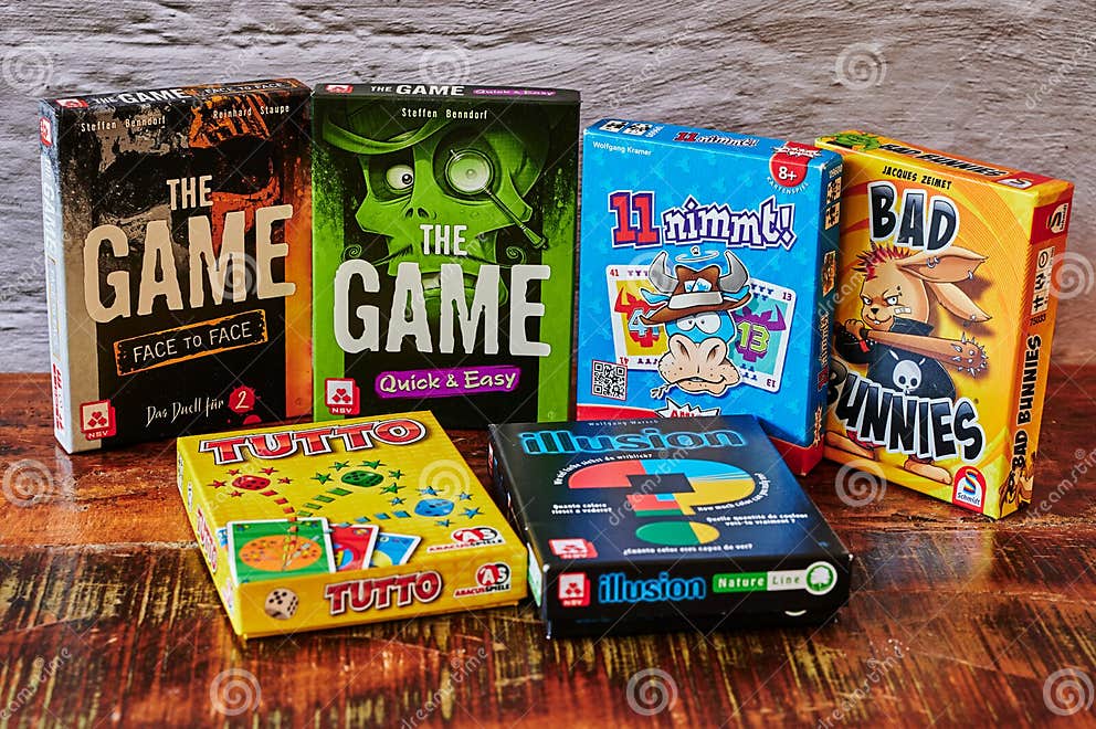Different Boxes of Board Games Editorial Stock Image - Image of game ...