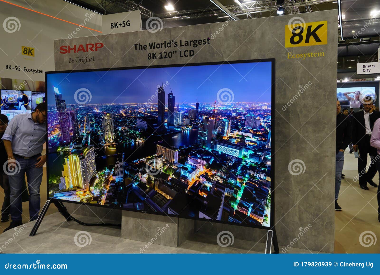 8K Ecosystem LCD editorial stock image. Image of modern - 179820939