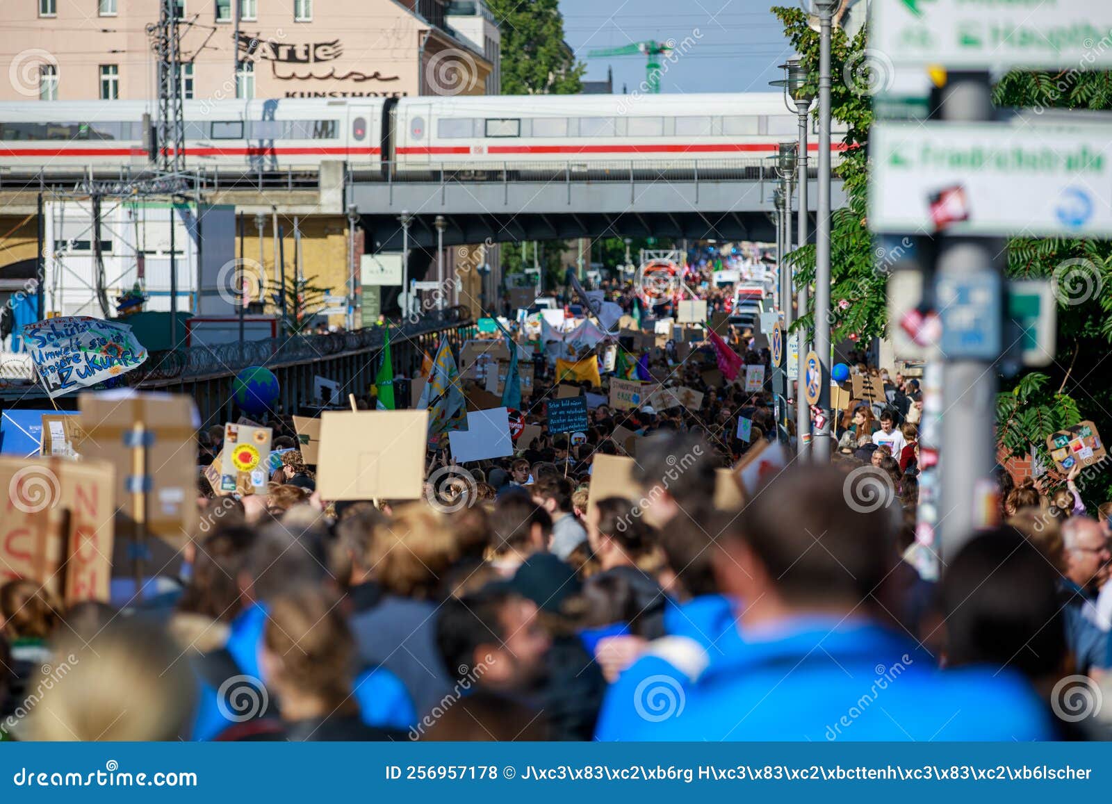 Fridays for Future Demonstration in Berlin Editorial Stock Photo ...
