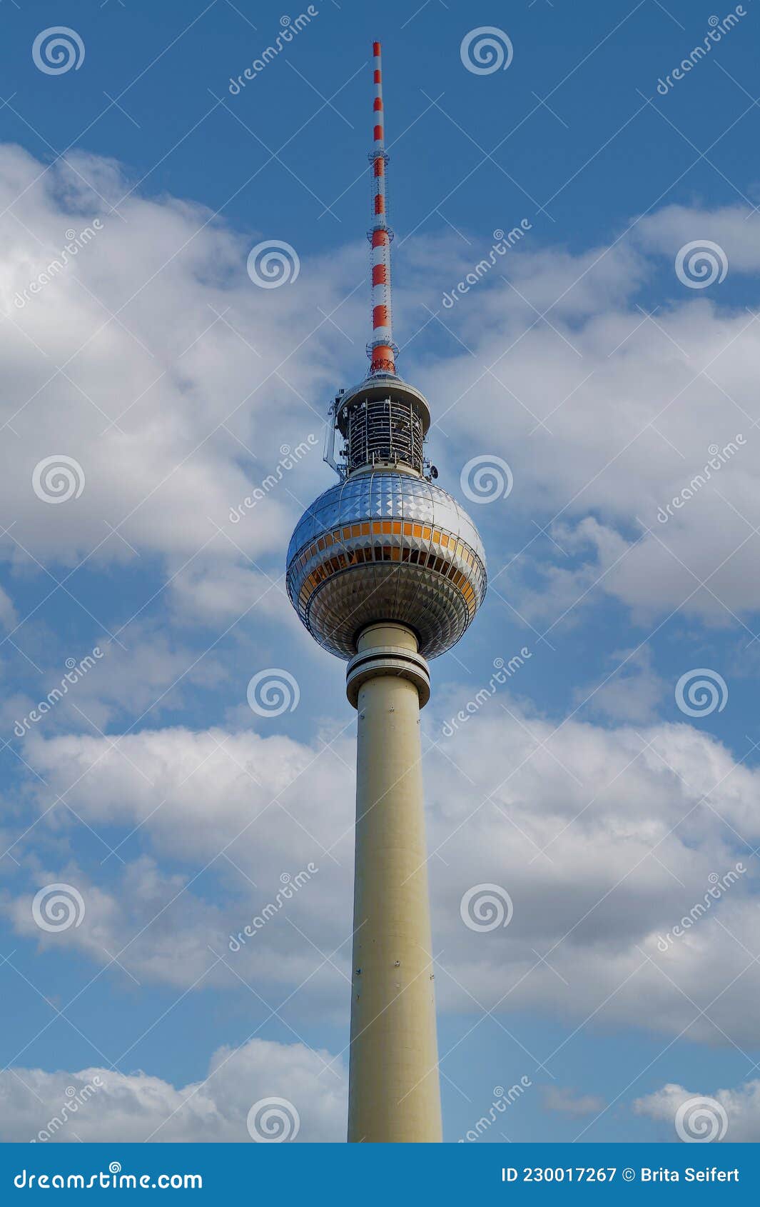 Berlin, Germany - 13 September 2021: Berlin TV Tower, Fernsehturm ...