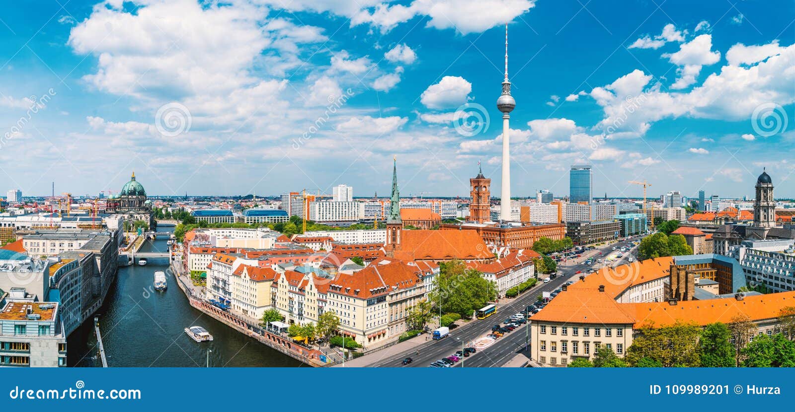 Berlin, Germany, during Summer Stock Image - Image of city, germany ...