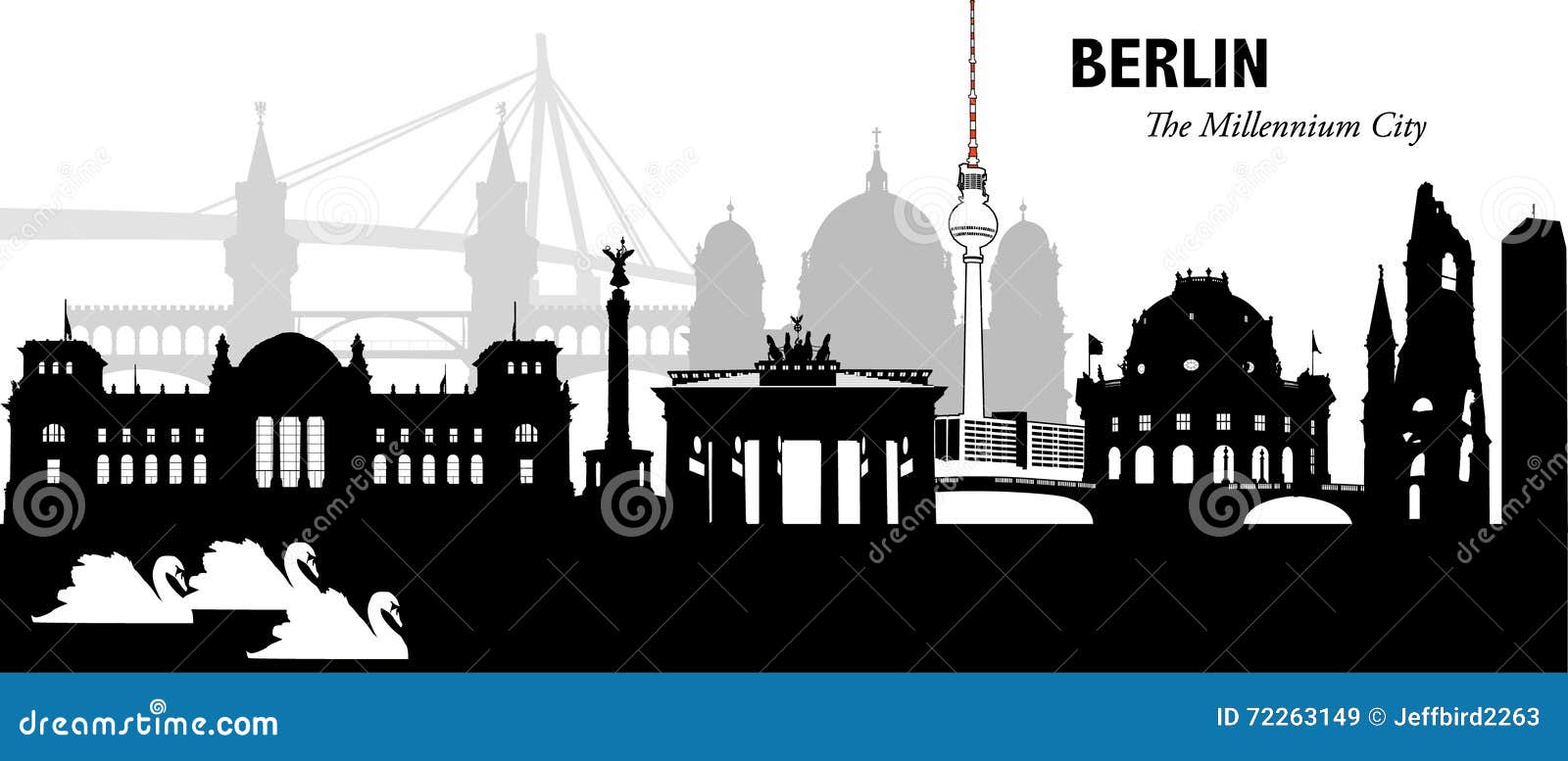 Berlin Germany City Map In Retro Style In Golden Color. Outline Map ...