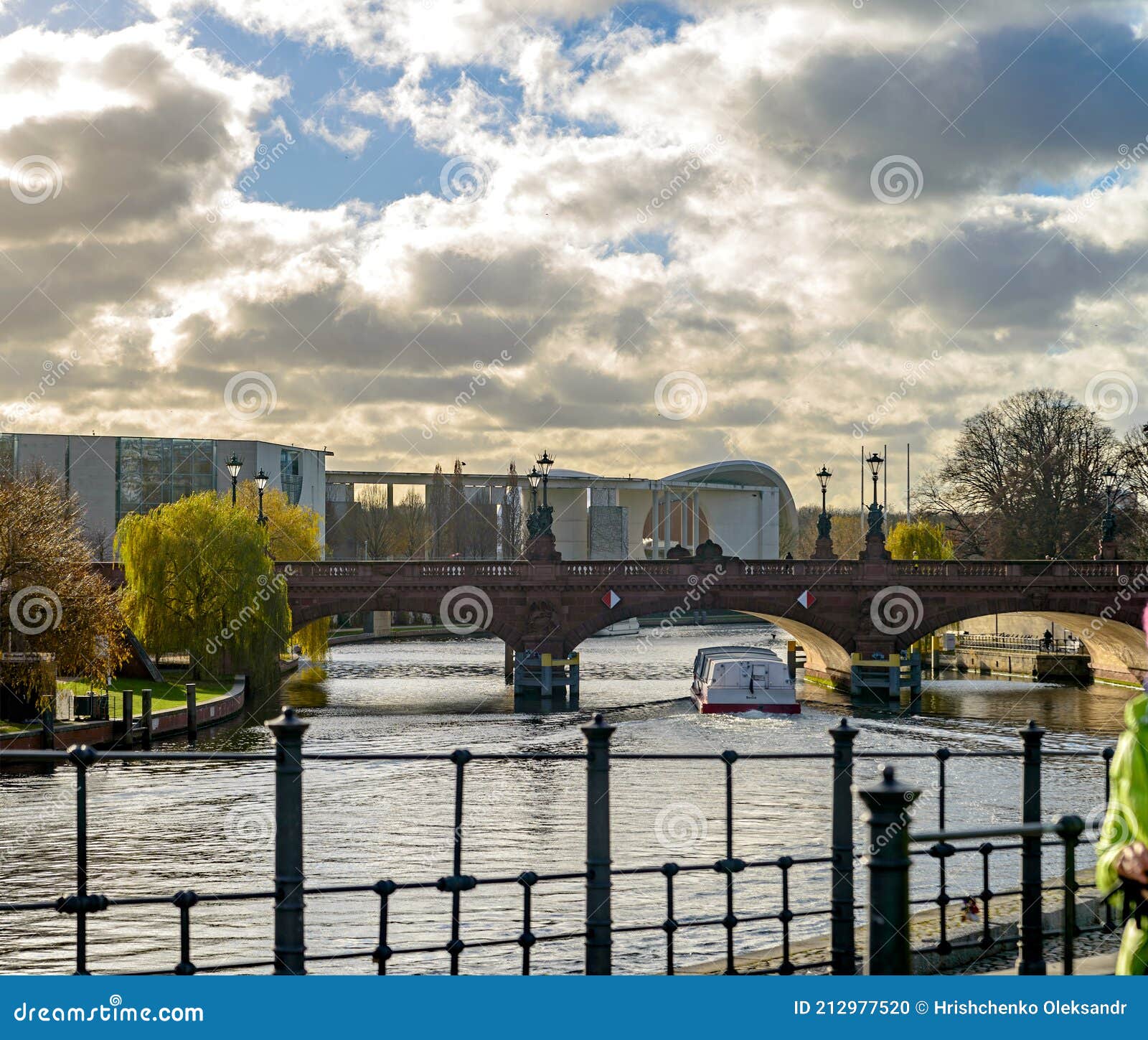Berlin, Germany, View of the Moltke Bridge Stock Photo - Image of city ...