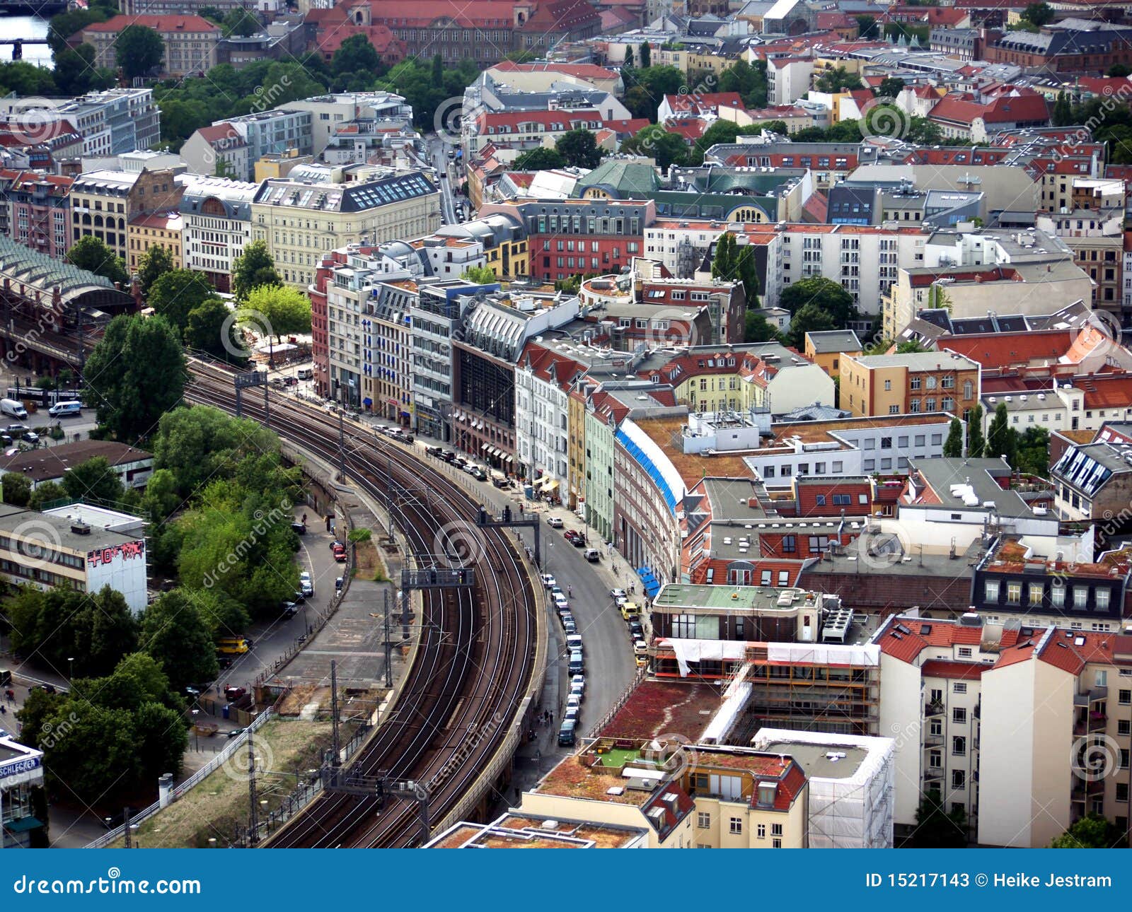 Berlin-Hackescher Markt stock image. Image of center - 15217143