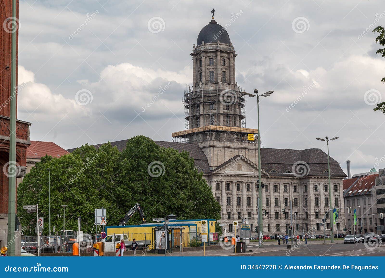 Berlin Historical Building editorial stock photo. Image of street ...