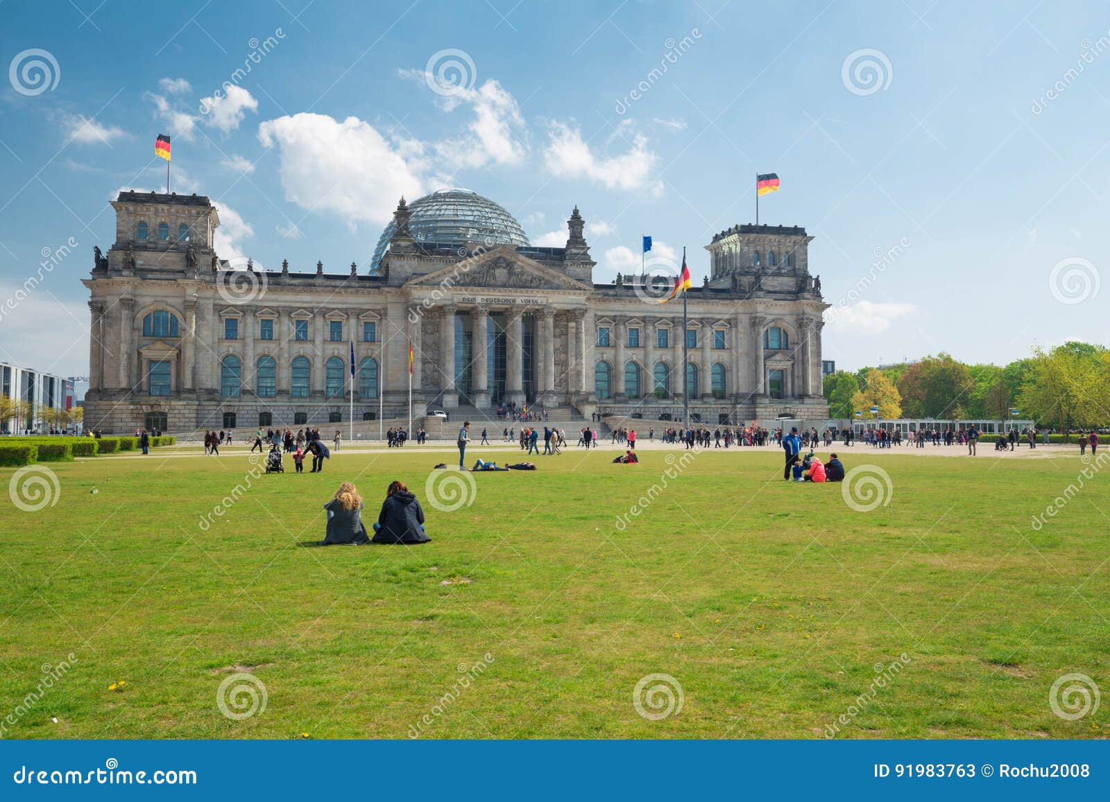 Berlin / Historical Building Reichstag Editorial Stock Photo - Image of ...