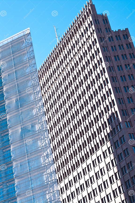 Berlin, Kollhoff tower stock image. Image of kollhoff - 16694075