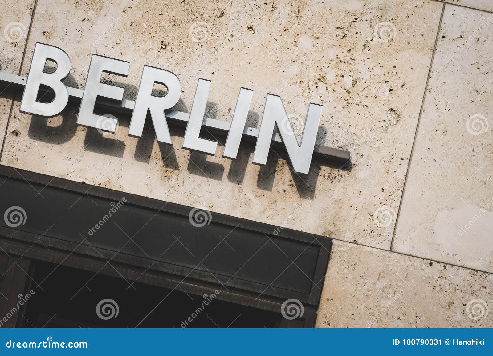 Berlin, Letters on Wall , Berlin, Text Stock Image - Image of space ...
