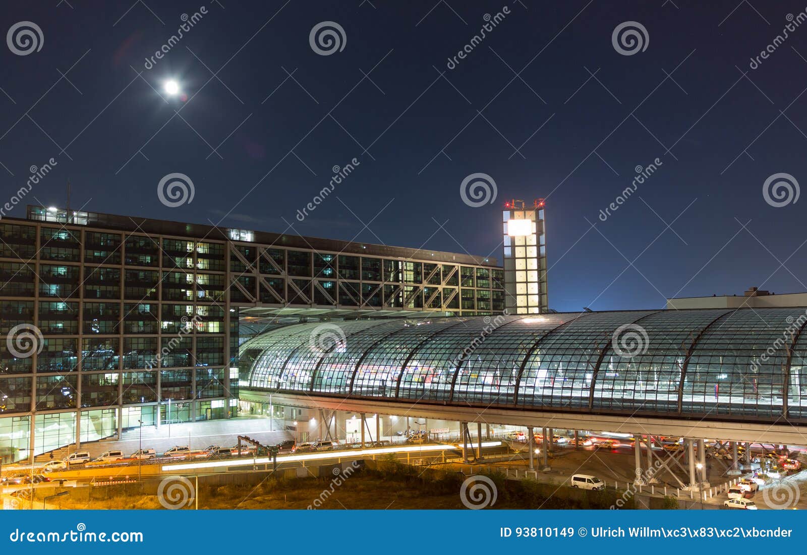 Berlin Main Station at Night Editorial Stock Image - Image of metro ...