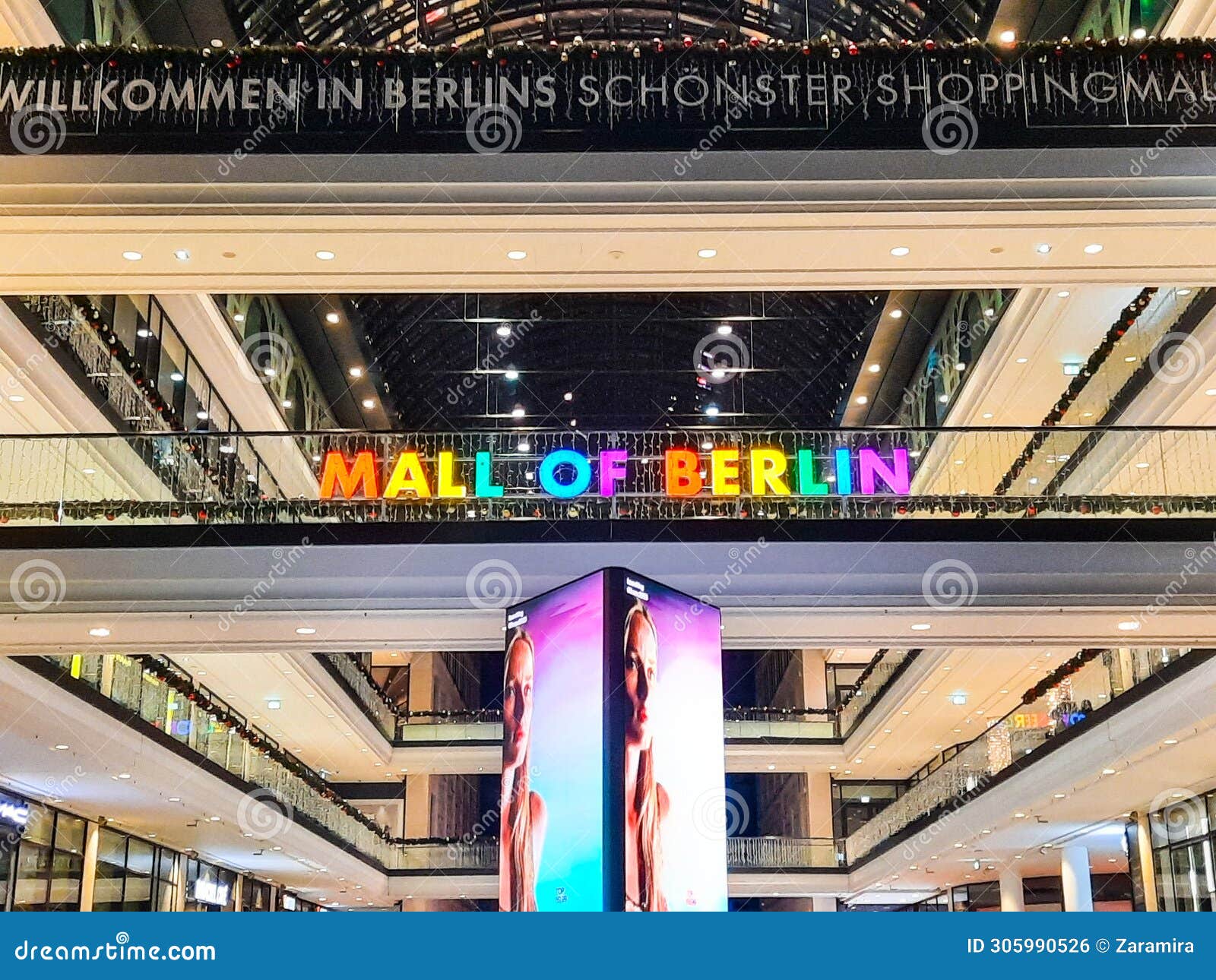 Mall of Berlin editorial photo. Image of architecture - 305990526