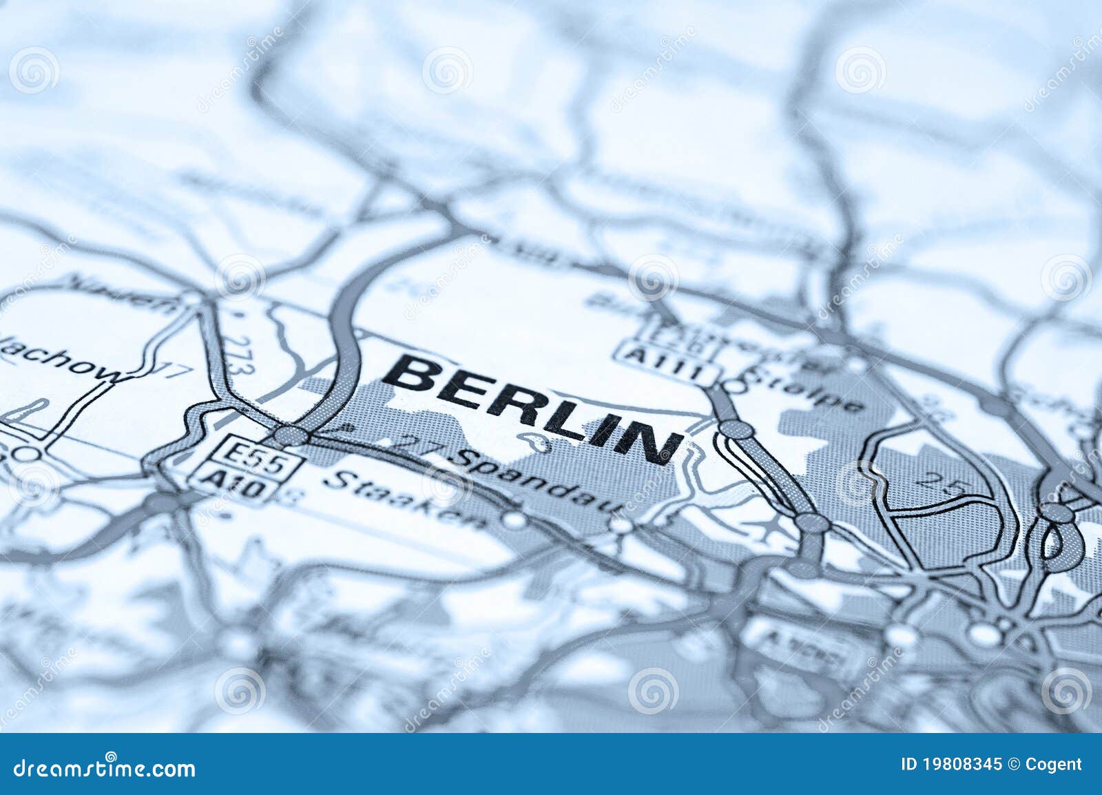 Berlin Map Royalty-Free Stock Photography | CartoonDealer.com #19808345