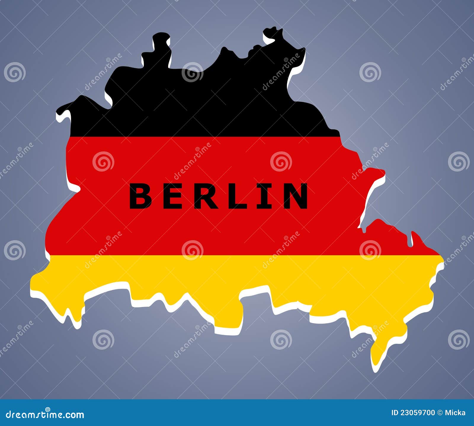 Color Flag Of East Berlin