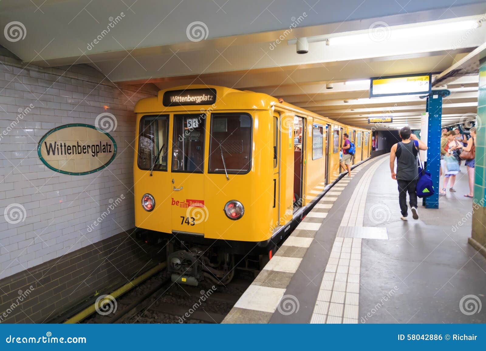 Berlin metro editorial photo. Image of passenger, germany - 58042886