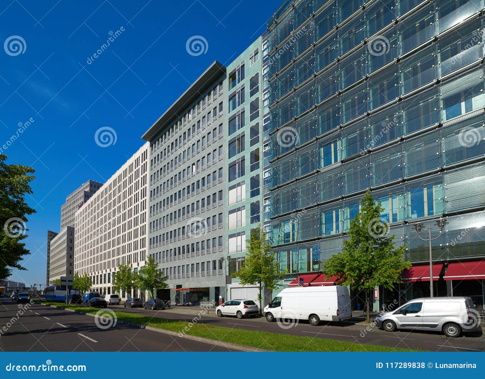 Berlin Modern City Buildings Downtown Germany Editorial Stock Photo ...