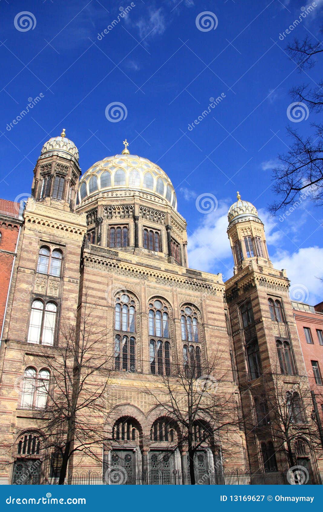 Berlin: New Synagogue stock image. Image of temple, synagogue - 13169627