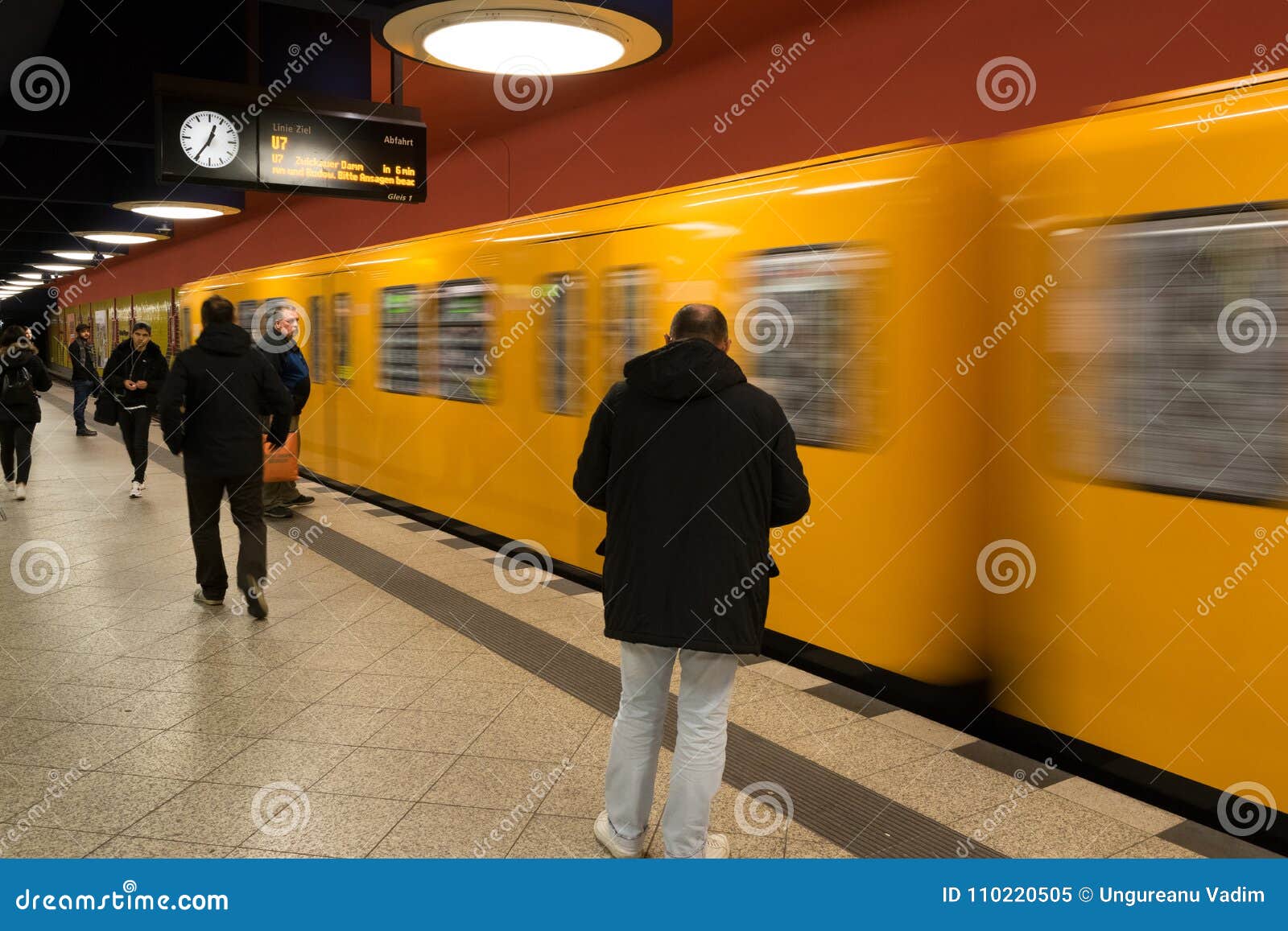 BERLIN - OCTOBER 20, 2016: People in the Berlin Metro (U-Bahn ...