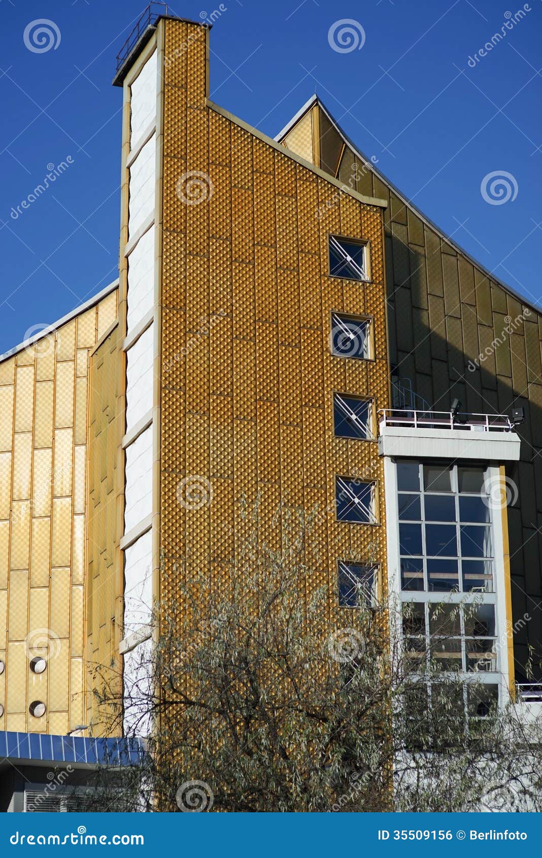 Berlin Philharmonic Orchestra Building Stock Photo - Image of ...