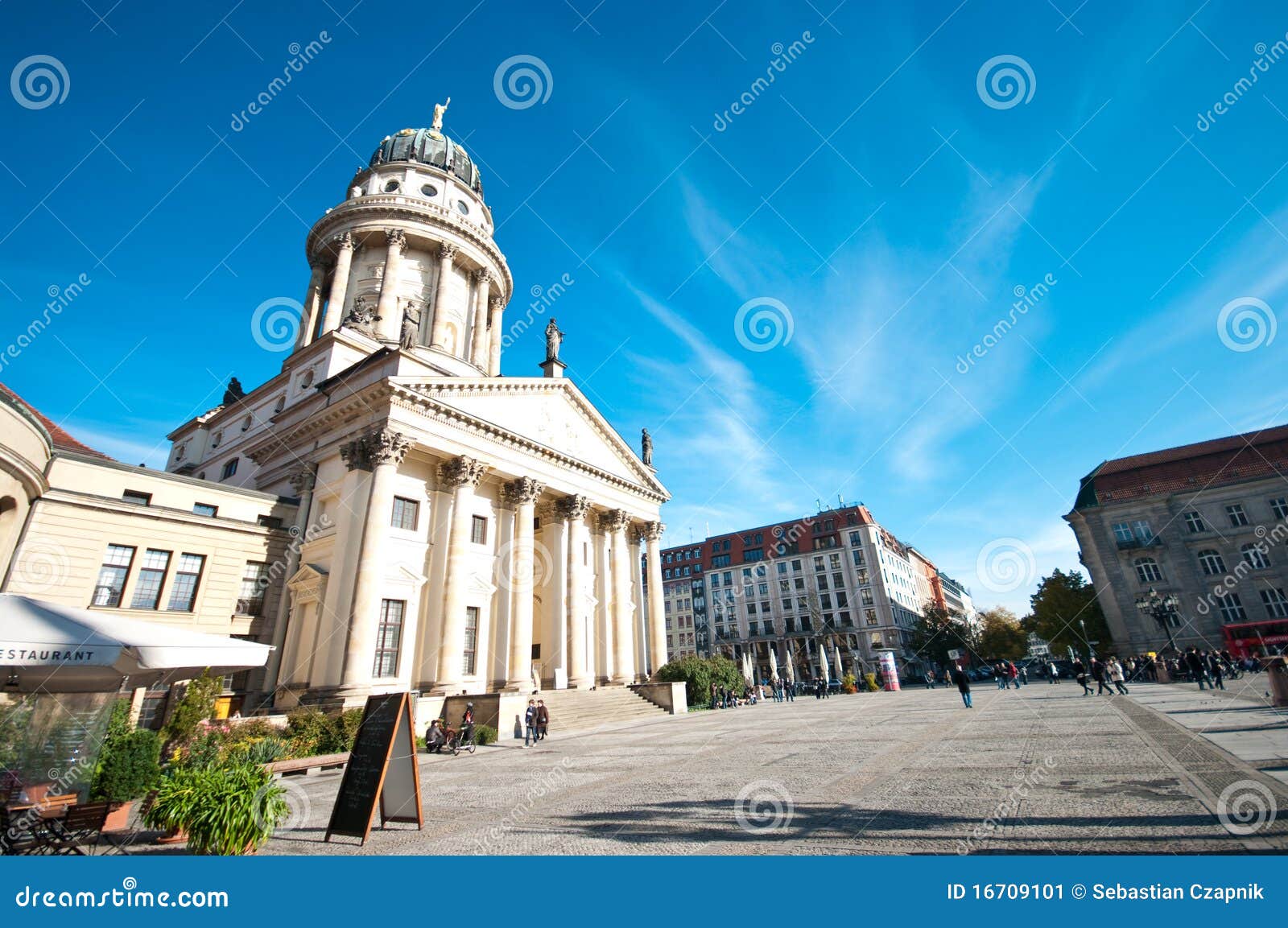 Berlin plaza editorial photo. Image of landmark, german - 16709101
