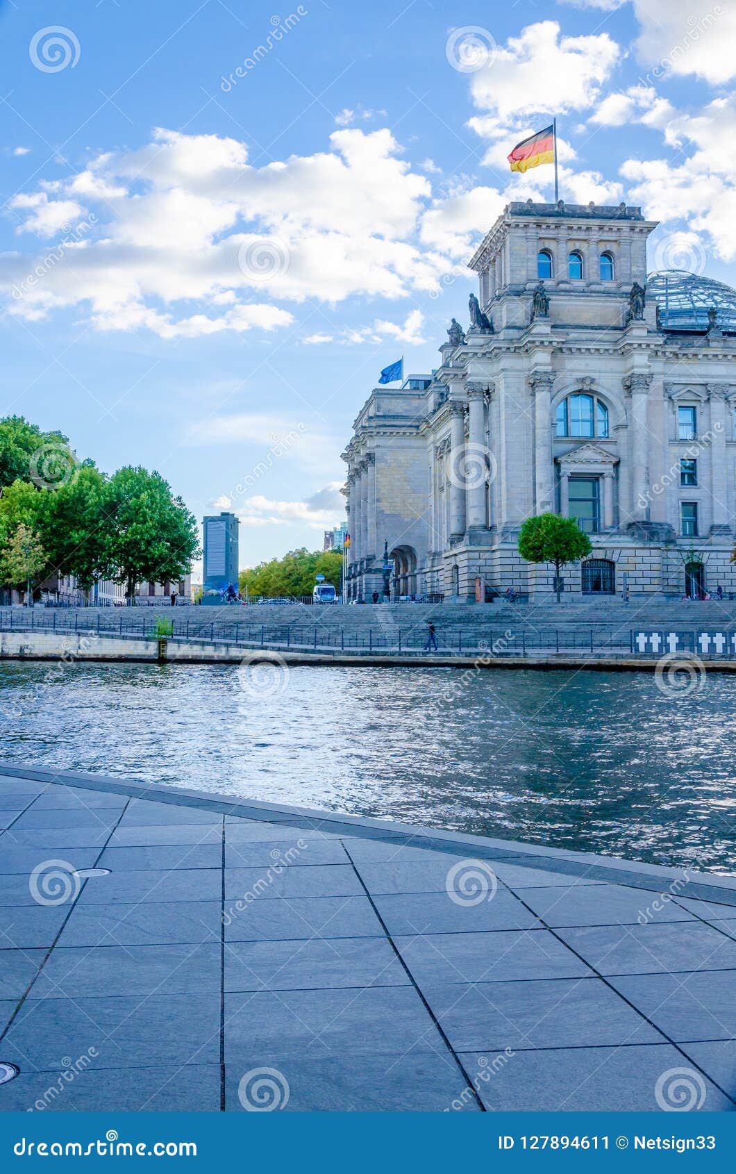 Berlin reichstag vertical stock image. Image of famous - 127894611