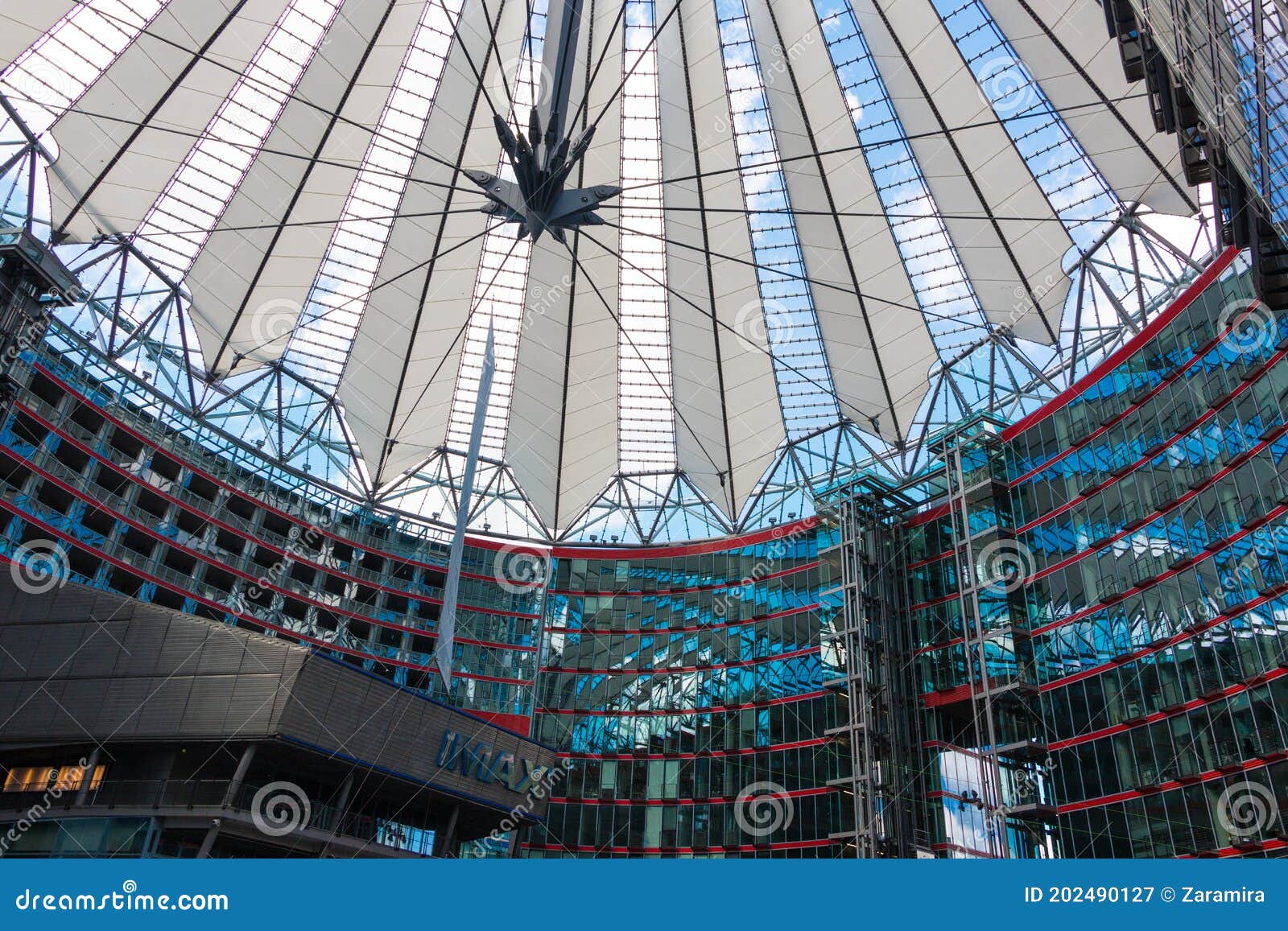 Berlin Sonycenter editorial photography. Image of deutschland - 202490127