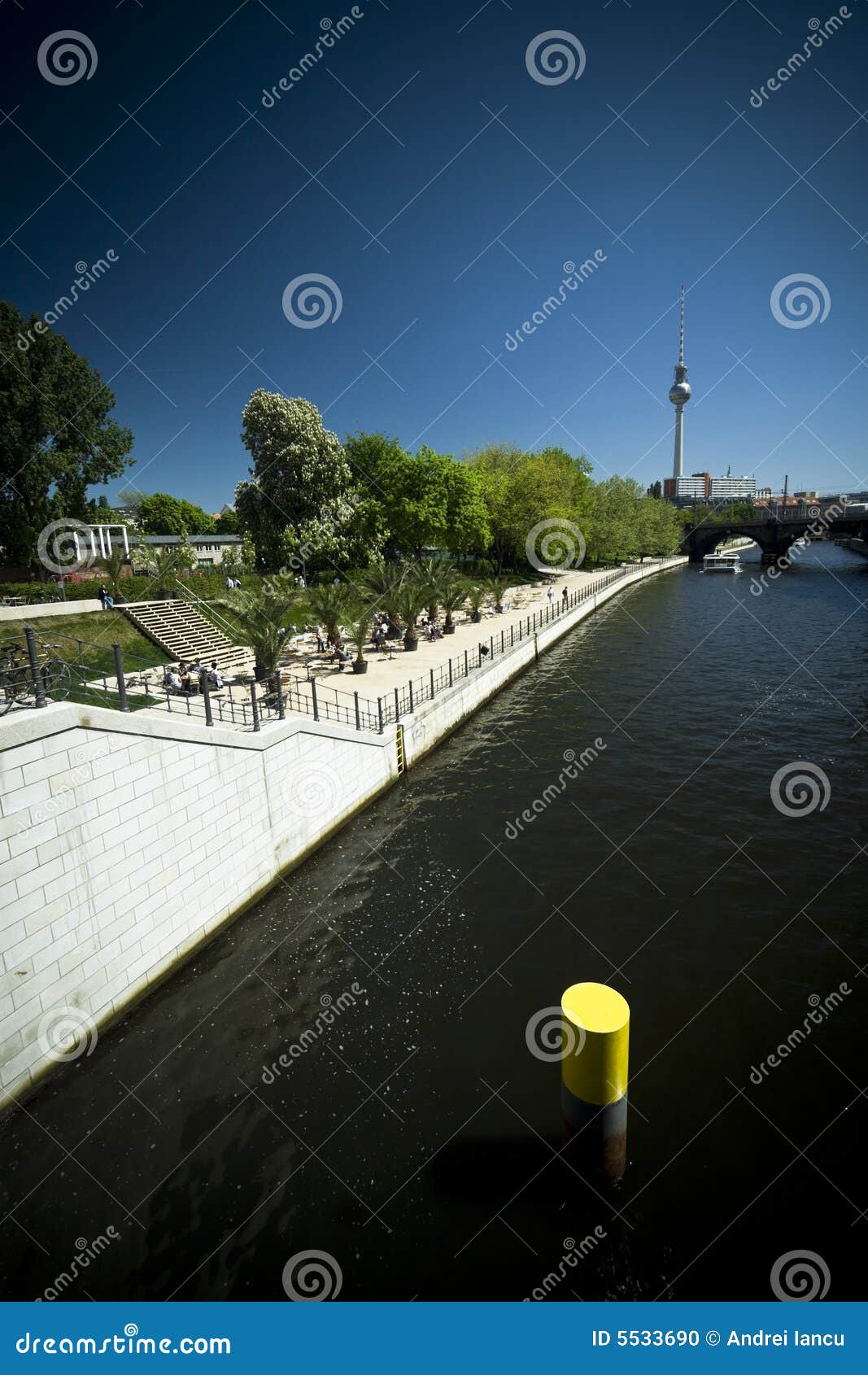 Berlin Spree river stock photo. Image of travel, river - 5533690