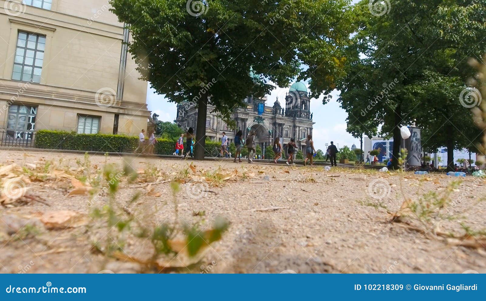 Berlin Square from Ground Level Editorial Stock Image - Image of ...