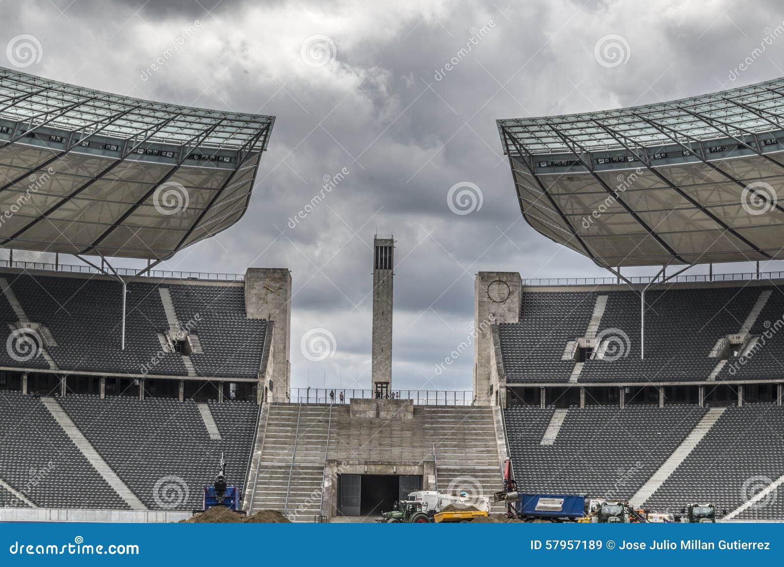 Berlin stadium editorial stock image. Image of stadium - 57957189
