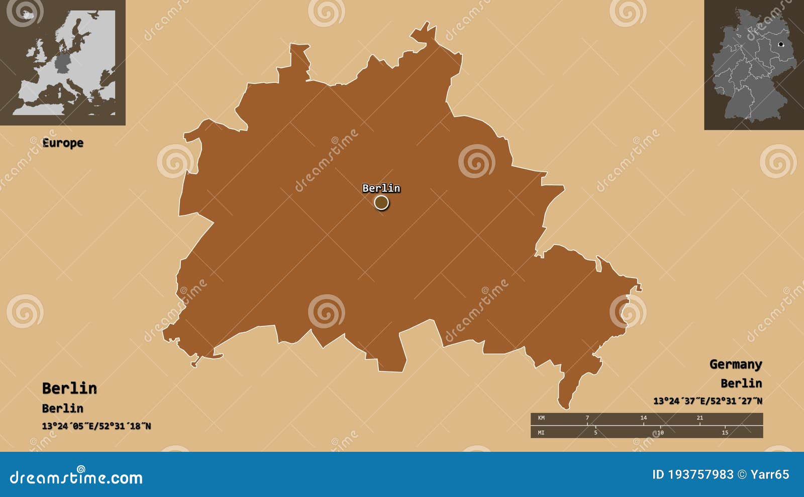 Berlin, State of Germany,. Previews. Pattern Stock Illustration ...