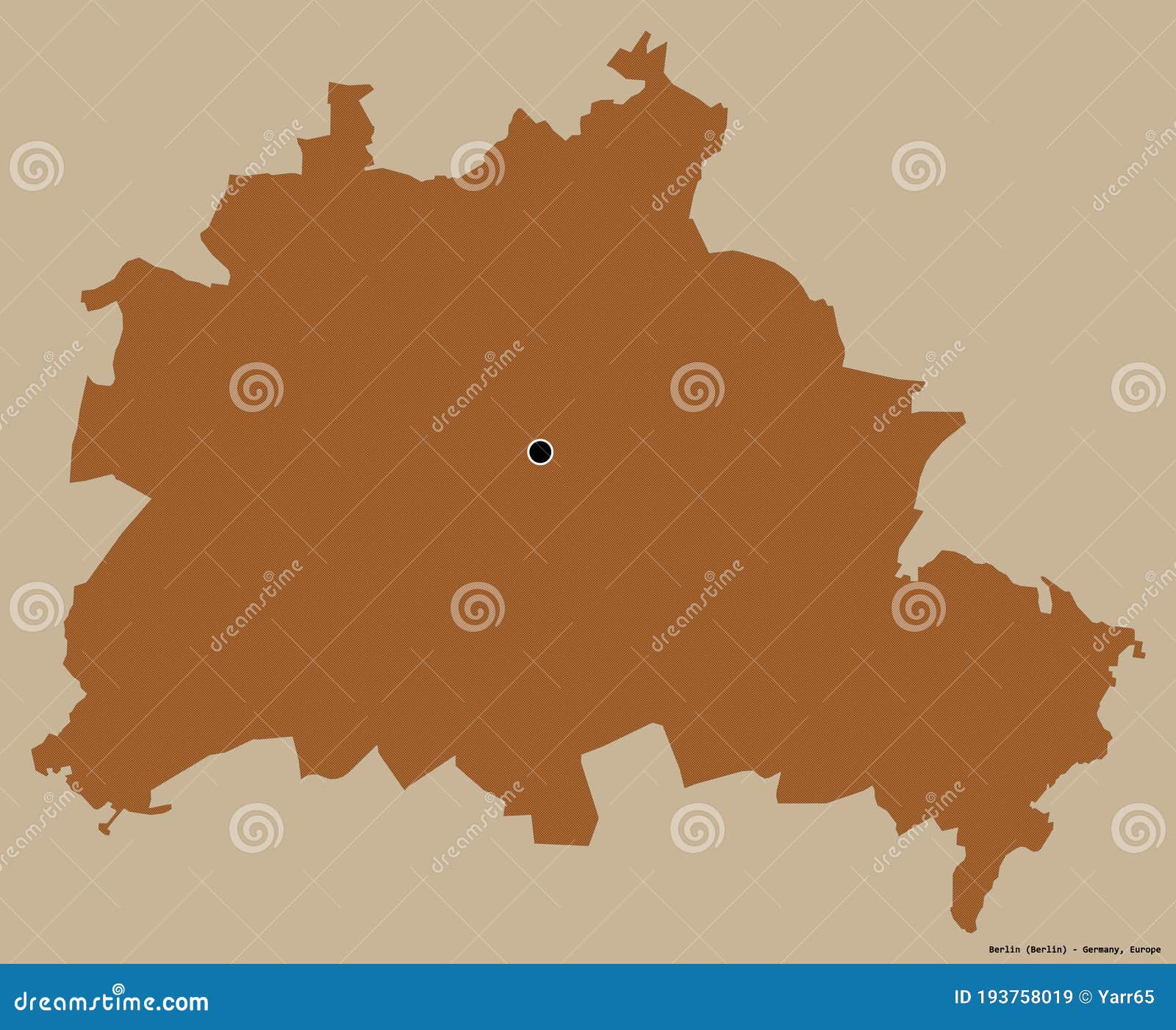 Berlin, State of Germany, on Solid. Pattern Stock Illustration ...