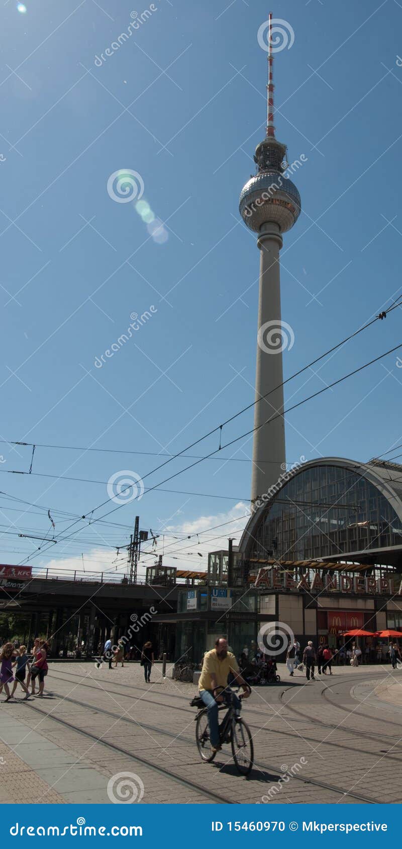 Berlin Station Alexanderplatz Editorial Image - Image of television ...