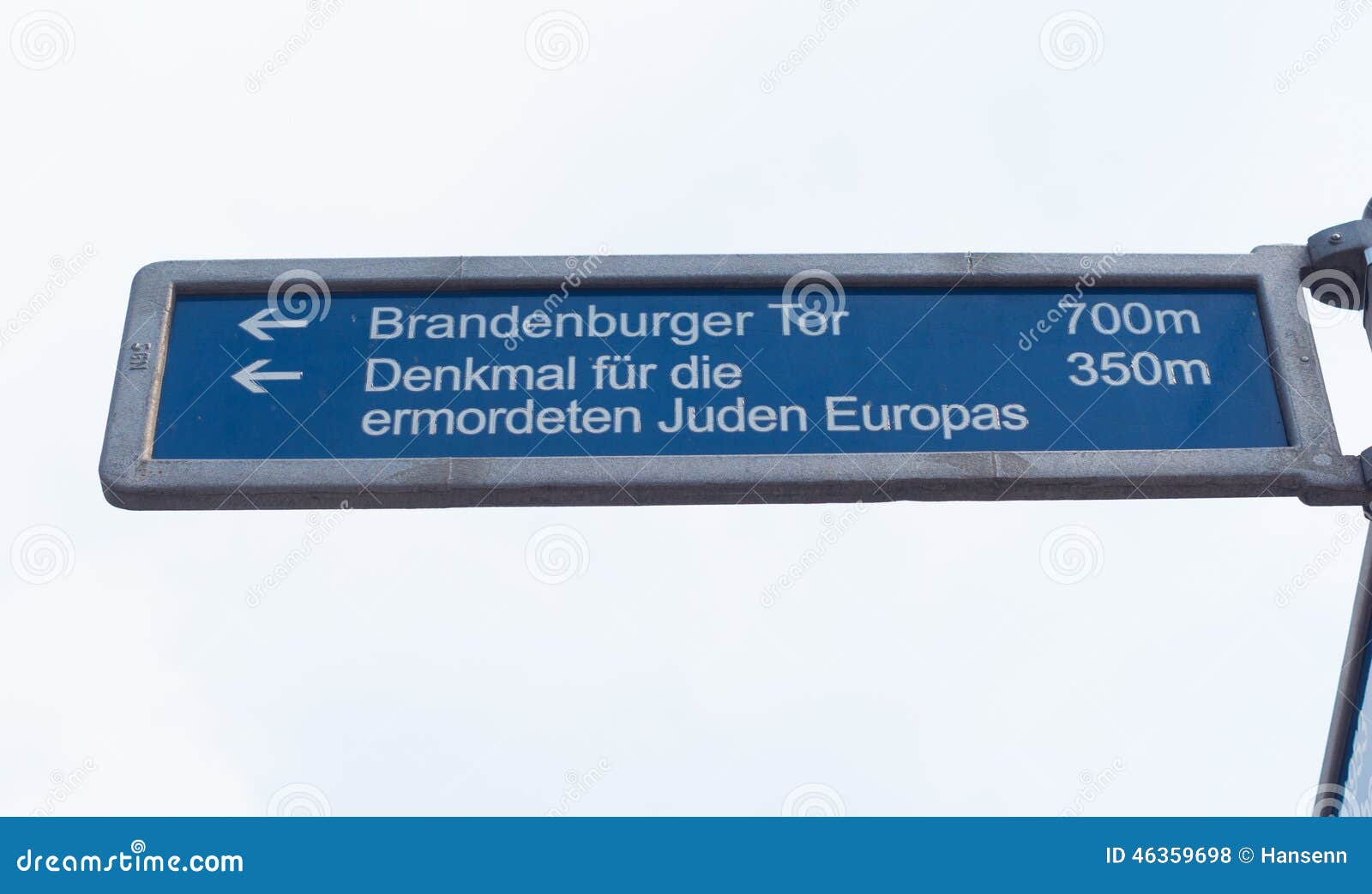 Berlin street sign stock photo. Image of germany, landmark - 46359698