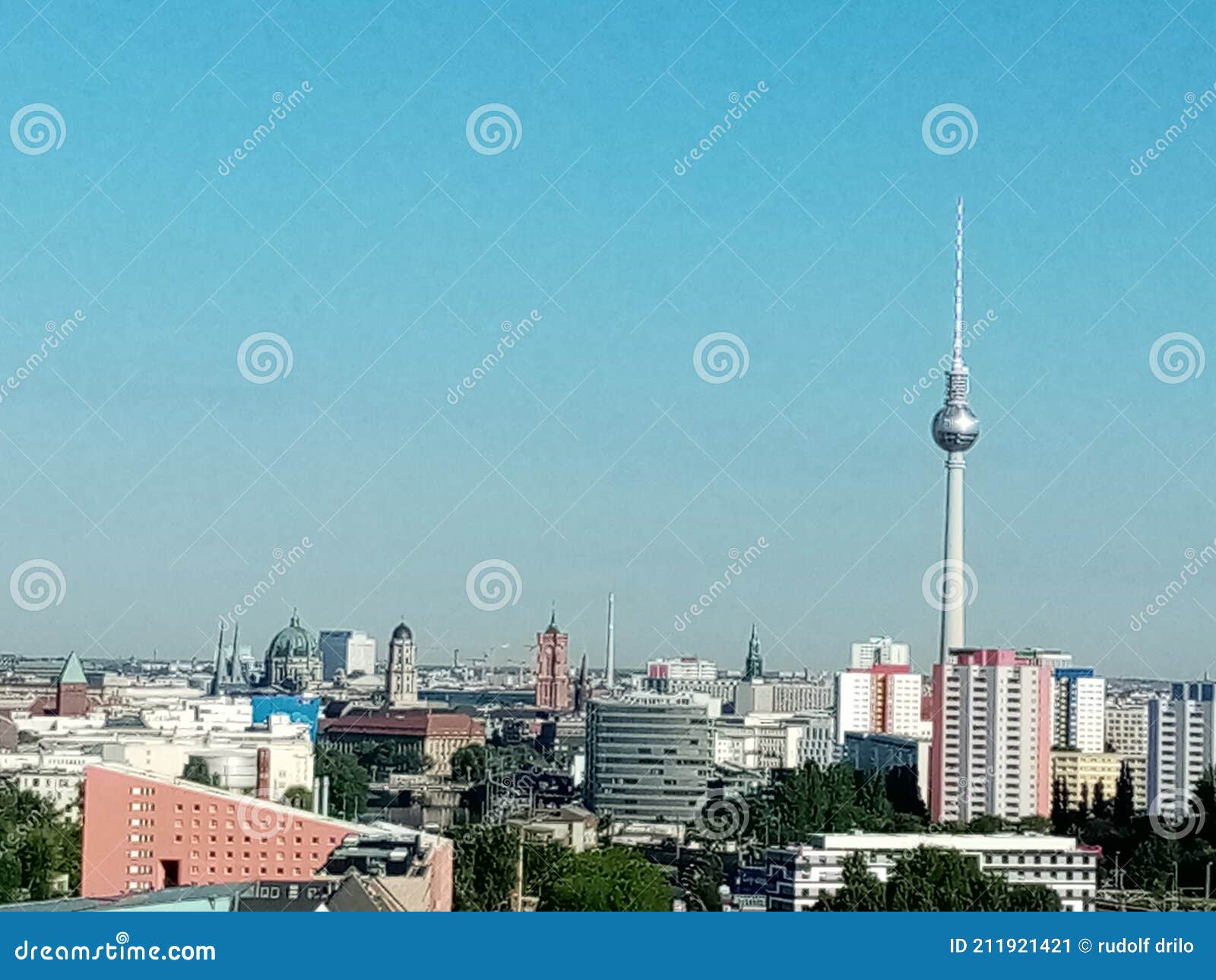 Berlin Summer 2020 View from East Editorial Photo - Image of summer ...