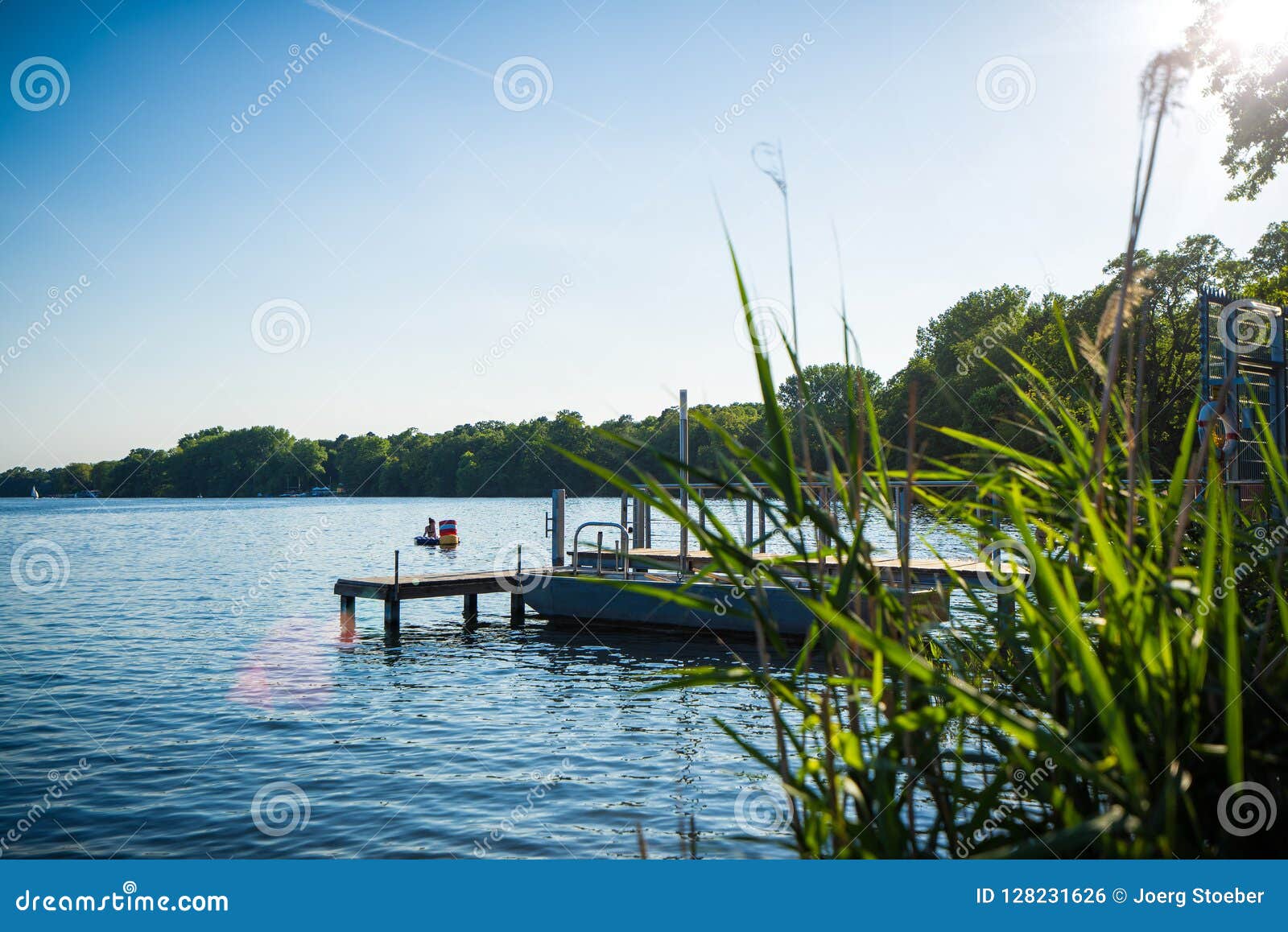 Berlin Tegel Lake in Summer Stock Photo - Image of outdoors, lake ...