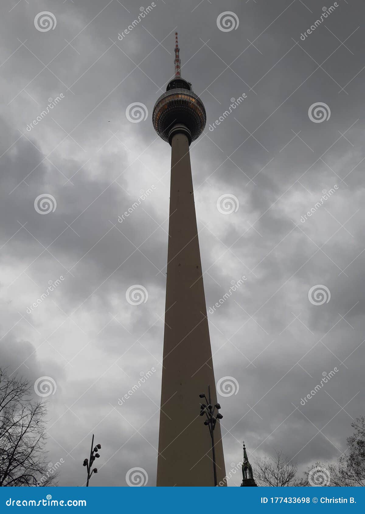 Berlin tower editorial stock photo. Image of berlin - 177433698
