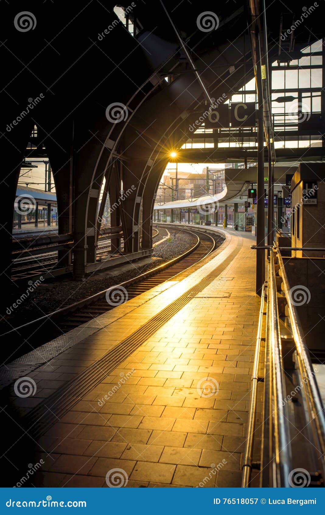 Berlin Train Station Backlight Editorial Photography - Image of berlin ...