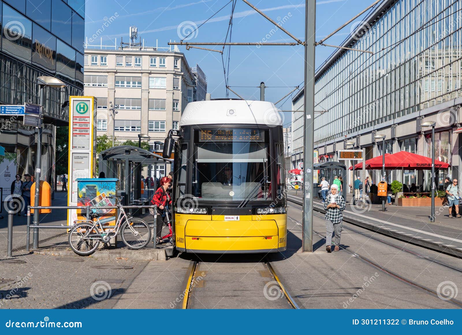 Berlin Tram editorial photography. Image of deutschland - 301211322
