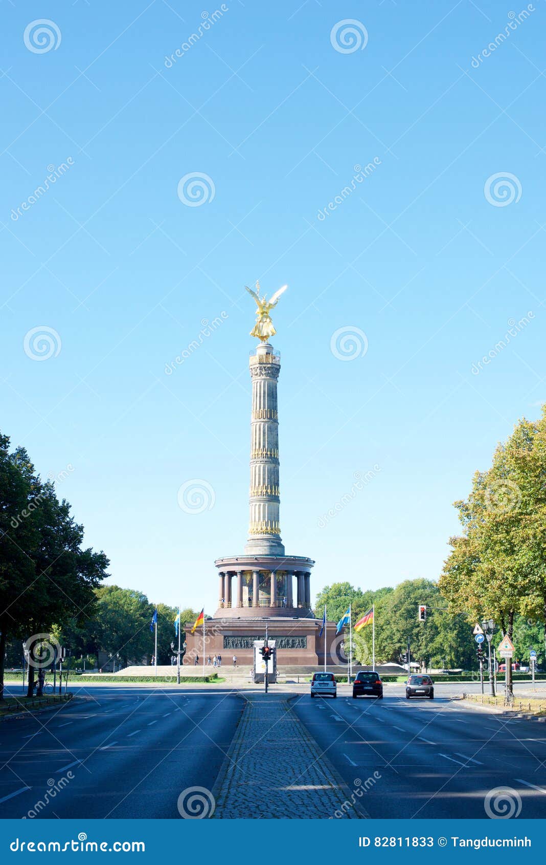 Berlin Victoria Column editorial stock photo. Image of victory - 82811833