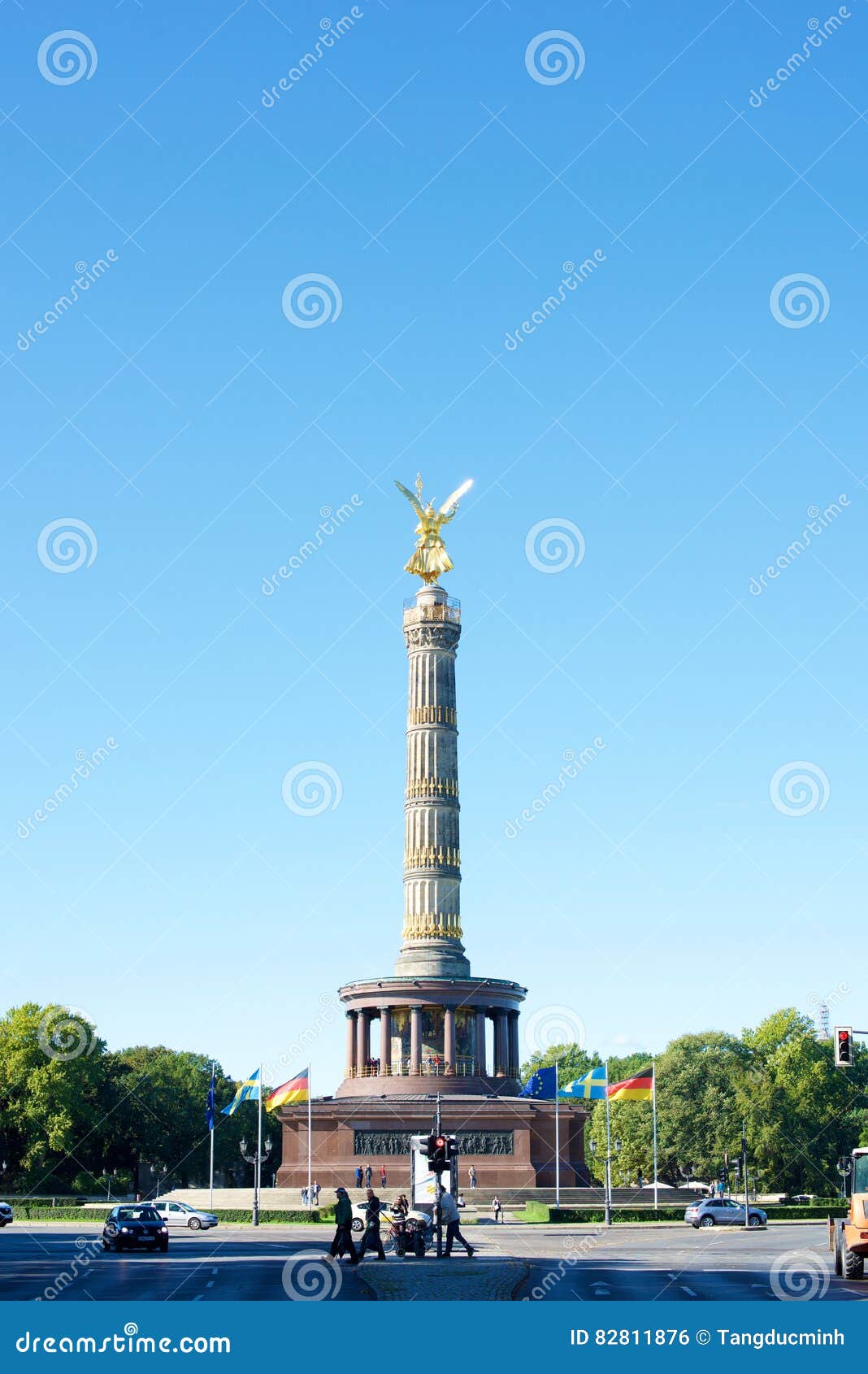 Berlin Victoria Column editorial photo. Image of germany - 82811876