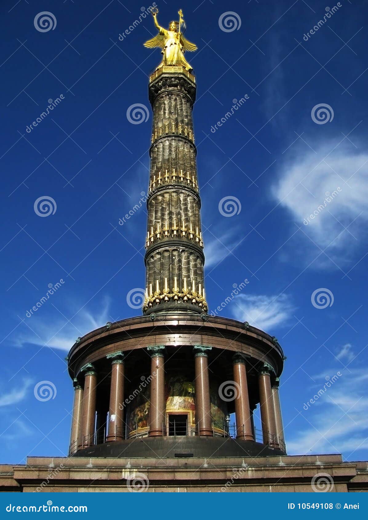 Berlin Victory Column 1 stock photo. Image of tall, deep - 10549108
