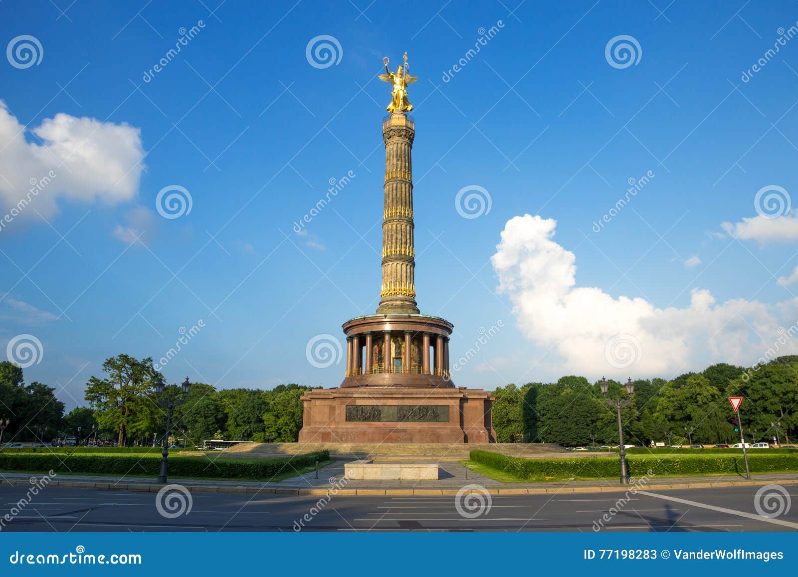 Berlin Victory Column stock image. Image of germany, city - 77198283