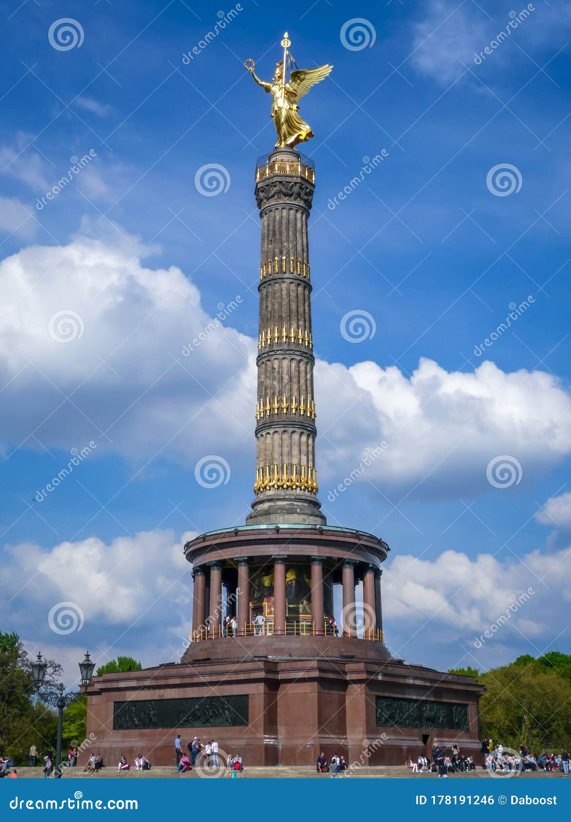 Berlin Victory Column, Germany Editorial Photo - Image of destination ...