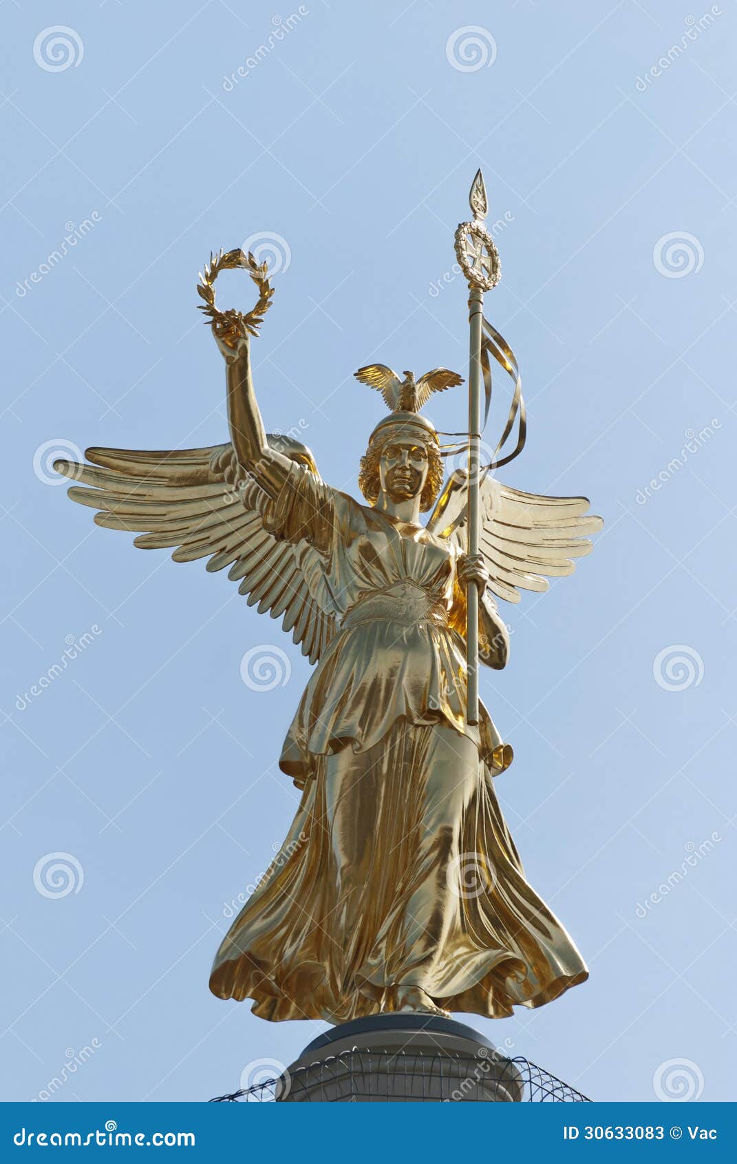 Berlin Victory Column stock image. Image of column, statue - 30633083